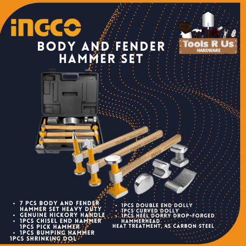 INGCO Body and Fender Hammer Set HBAFH0711 | HANDTOOLS | MERVILLE ...