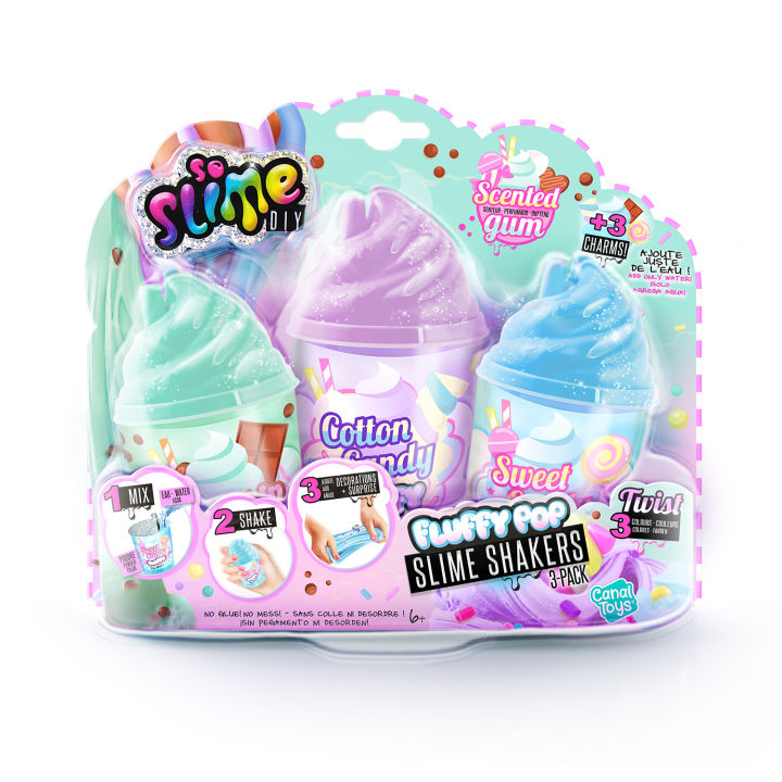 So Slime DIY - Fluffy Pop Slime Shaker - 3-Pack | Craft Toys For Kids ...