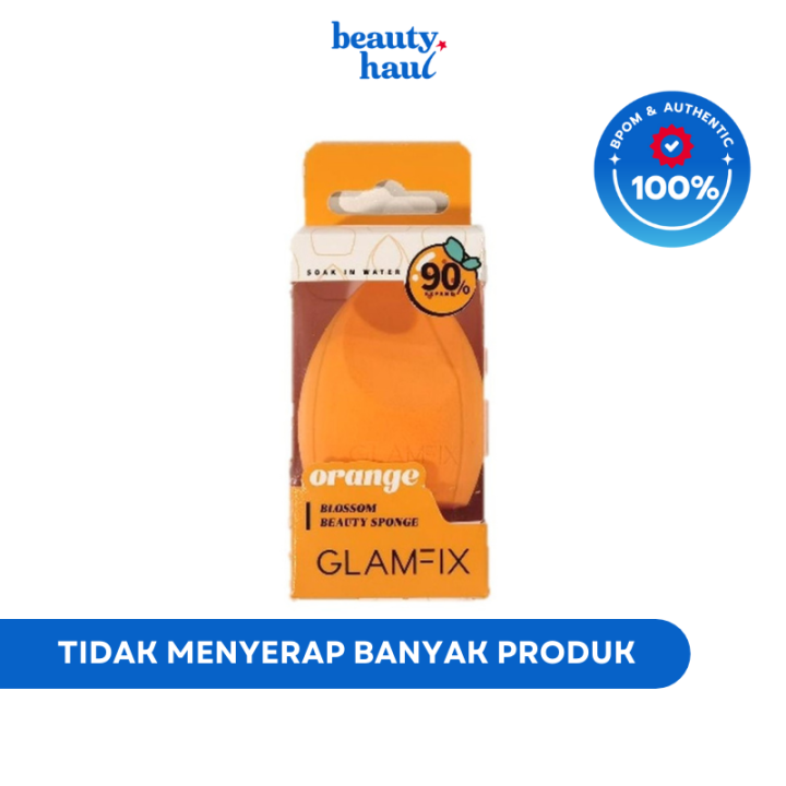 GLAMFIX Blossom Beauty Sponge Orange | Lazada Indonesia
