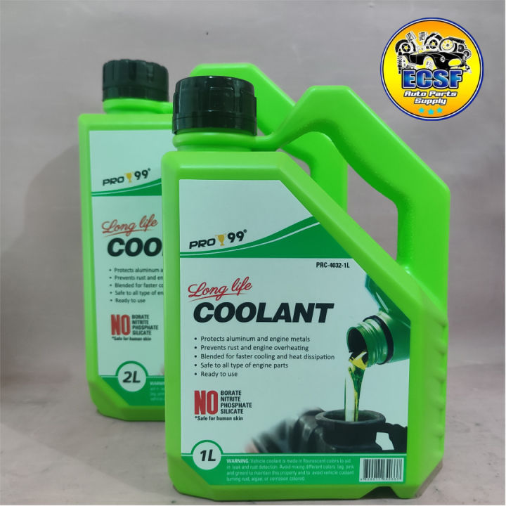 GREEN COOLANT 1L-2L PRO99 LONG LIFE | Lazada PH