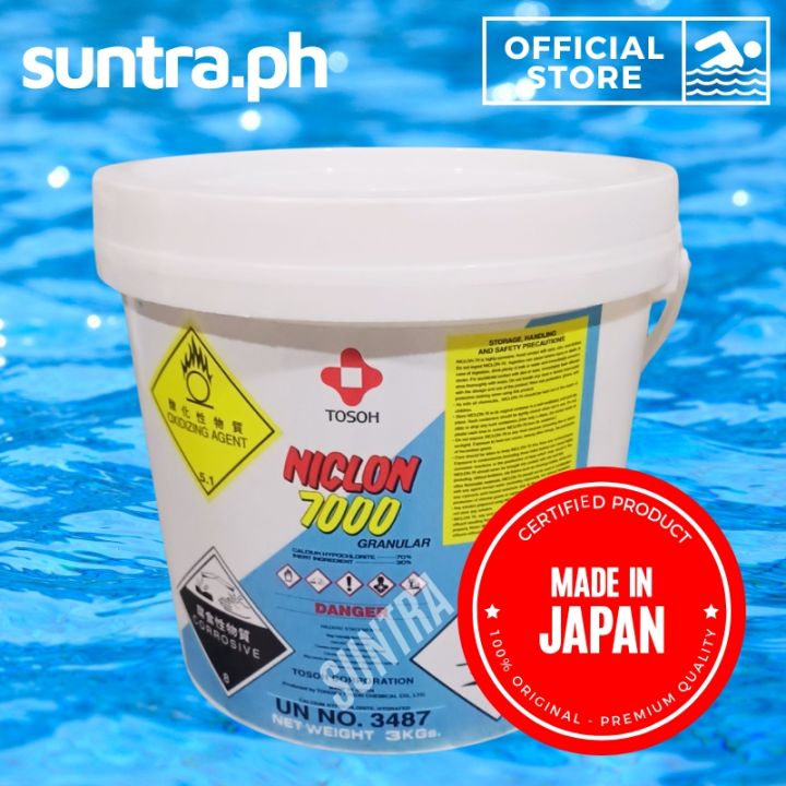 Niclon Japan 3 kilos Chlorine for Swimming Pool Made in Japan | Lazada PH