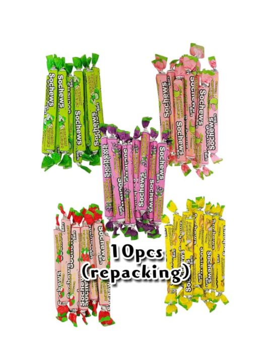 10pcs 】Sochews Long Bar HALAL childhood memories-repacking | Lazada