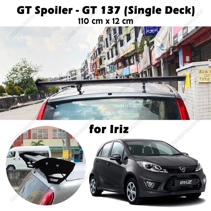 GT 137 ( Single Deck ) EASY DIY Car Racing GT Spoiler Powder Coated ...