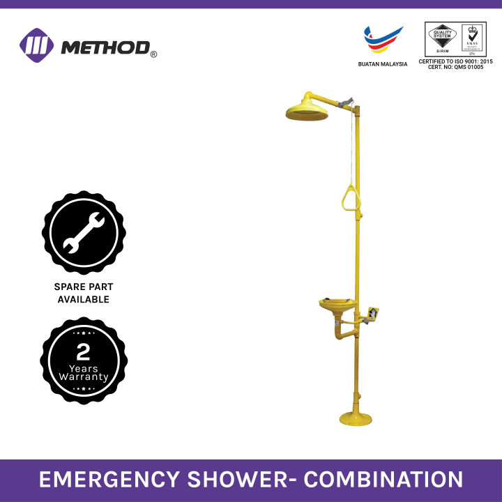Emergency Safety Shower and Eyewash with ABS Plastic Bowl ECB10020AB ...