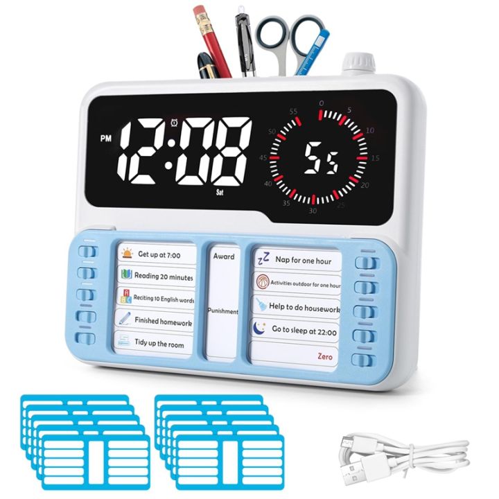 Visual Timer for Kids - Autism & ADHD Time Management Tool with Digital ...