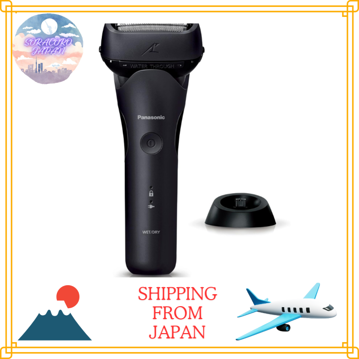 Panasonic Men's Shaver Lamdash 3-Blade Black Can be used in the bath ...