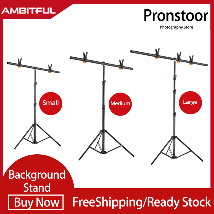 AMBITFUL Photo PVC Background Backdrop Stand for PVC Cloth Photo Studio ...