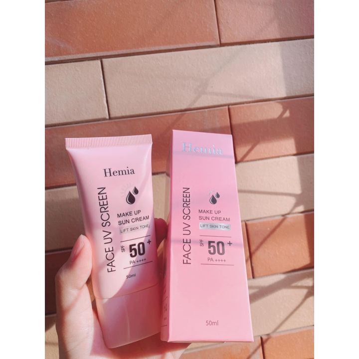 Kem Chống Nắng Hemia Chính Hãng Dành Cho Mặt SPF 50+ Folio Tuýp 50ml ...