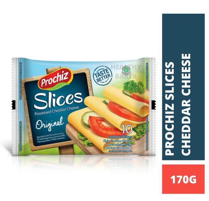 ProChiz Processed Cheddar Cheese - 10 Slices (180g) | Lazada