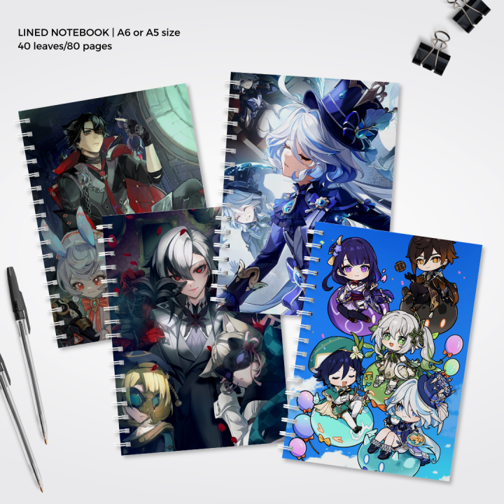 Leighkt Genshin Impact Furina Venti Zhongli Raiden Shogun Nahida A5 ...