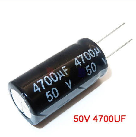 50V 4700uF 18X35mm In-Line Aluminum Electrolytic Capacitor 105°C ...