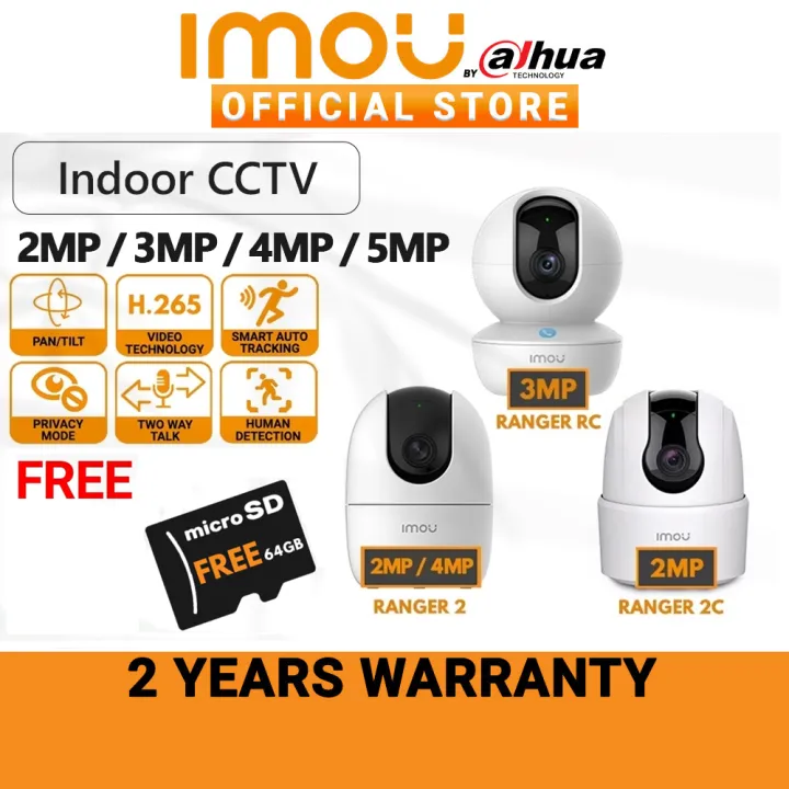 Imou Indoor Pan/Tilt Series Ranger 2/2C/RC Rex 2D Rex 3D Two Way Talk ...