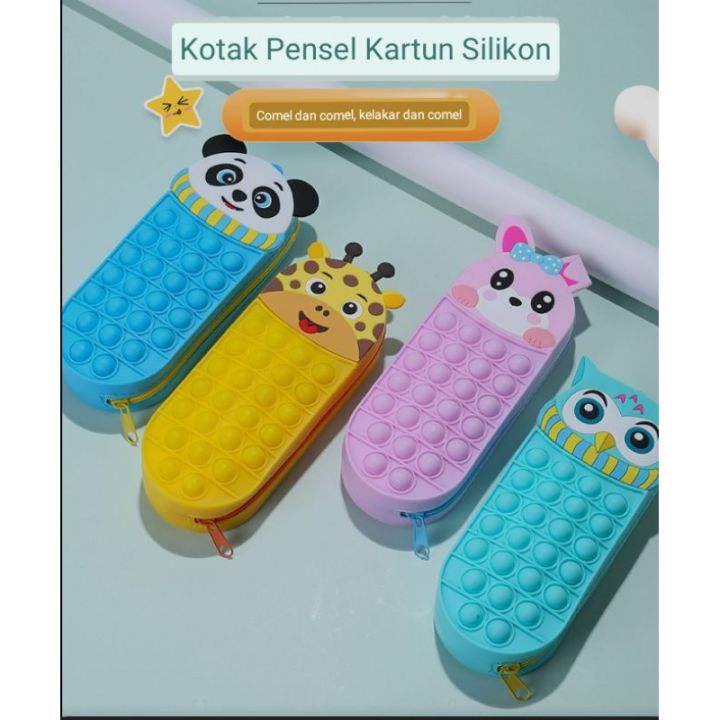 Bekas Alat Tulis Selicon Pelajar Sekolah Rendah Corak Cartoon | Lazada