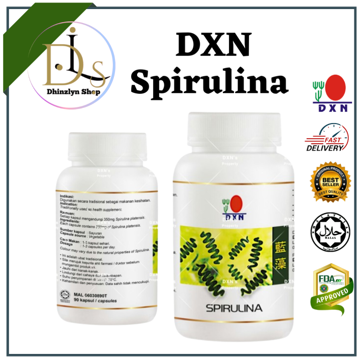 DXN Spirulina Capsules with Ganoderma | Lazada PH