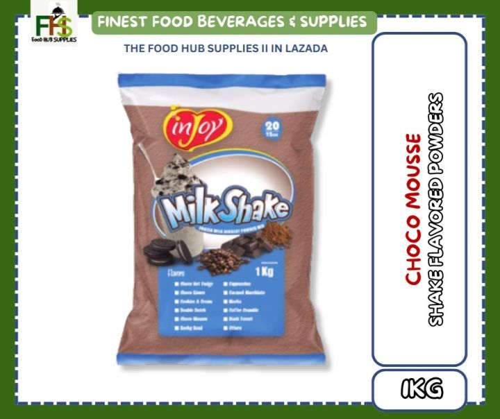 Injoy Milk Shake Choco Mousse Flavored Powder 1kg | Lazada PH