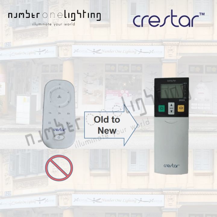 (Local Store) Crestar remote handset only (Original), simple pairing ...