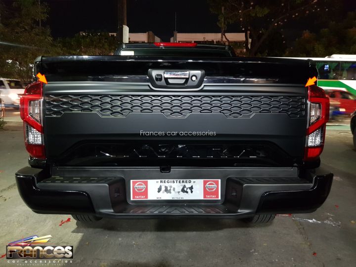 Nissan Navara EL VE PRO4X 2021 to 2025 Rear Door Moulding / Rear Bumper ...