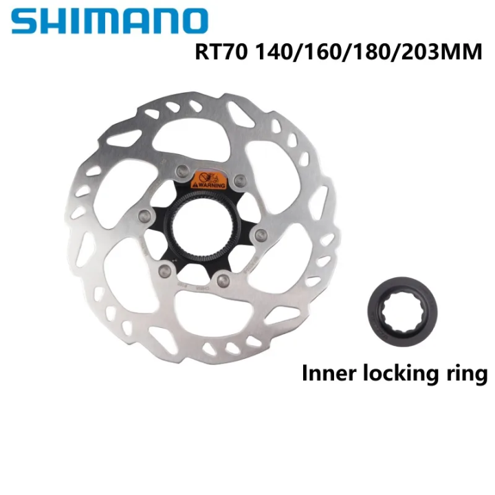 Shimano RT70 Rotor Disc Brake Rotor SM RT70 Center Lock SLX 140/160/180 ...