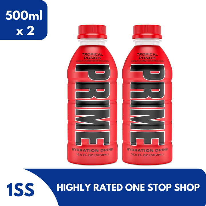 Prime Hydration Drink Tropical Punch, 500ml (Exp Apr 2025) | Lazada PH