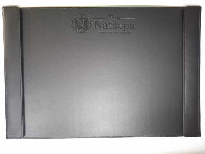 Writing Sign Pad Hotel Reception Dengan Embossed logo | Lazada Indonesia