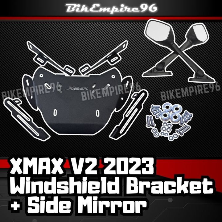 Yamaha XMAX V2 2023 Windshield Bracket + Side Mirror | Lazada