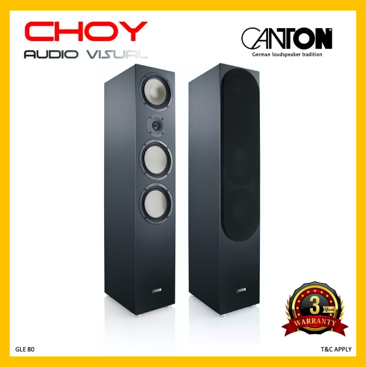 Canton GLE 80 3 Way Floorstanding Speaker | Lazada