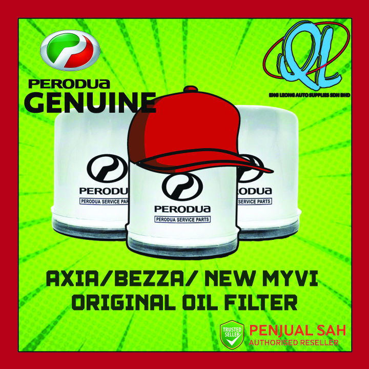 AXIA/BEZZA ORIGINAL OIL FILTER | Lazada