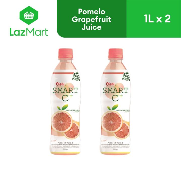 Smart C+ Juice Drink Pomelo Grapefruit Flavor 1L - Pack of 2 | Lazada PH