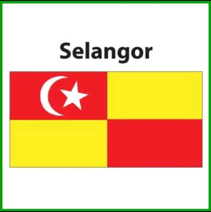 Selangor Flag 3x6ft, Bendera Selangor 3x6ft, Polymesh | Lazada