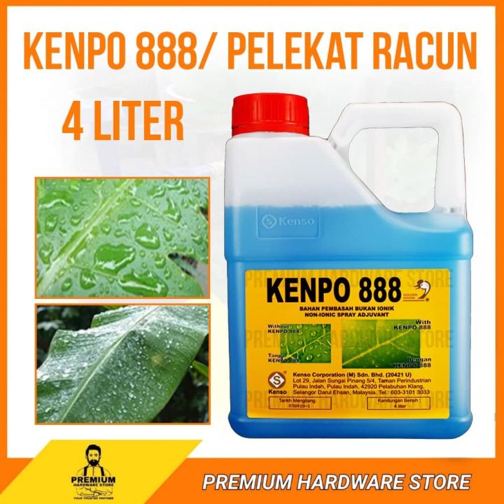 KENPO 888 Gam Pelekat Racun Baja Foliar Wetting Agent Sama Fungsi ...