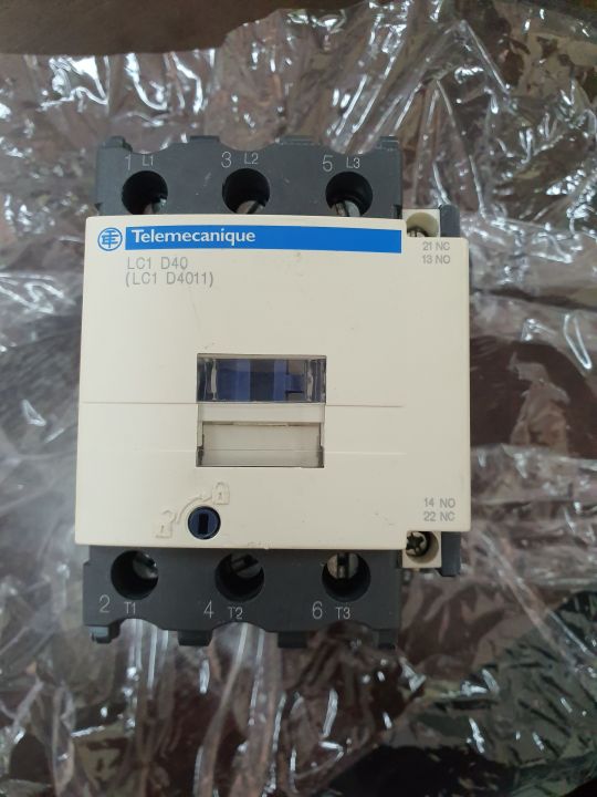 USED Magnetic Contactor Original Telemecanique (Schneider) LC1 D40. Coil voltahe 24VDC | Lazada