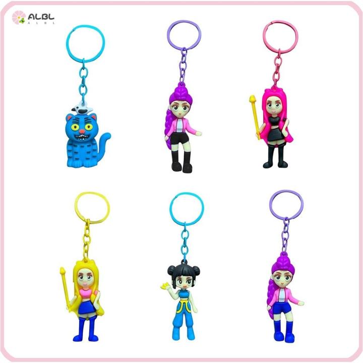 ALBL Rumi Mira Zoe Kpop Demon Hunters Keychain Huntrix Saja Boys Anime ...