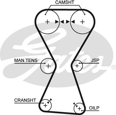 สายพานไทม์มิ่ง GALANT E33 LANCER CEDIA CS9 2.0 EVO 7 8 9 2001- SONATA ...