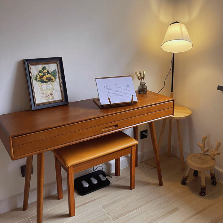 Solid wood piano table studio workbench music work table arranger table ...