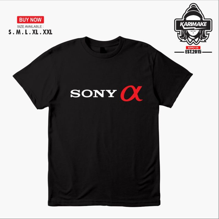 เสื้อยืด พิมพ์ลายโลโก้ K สําหรับถ่ายภาพ Sony Alpa | Lazada.co.th