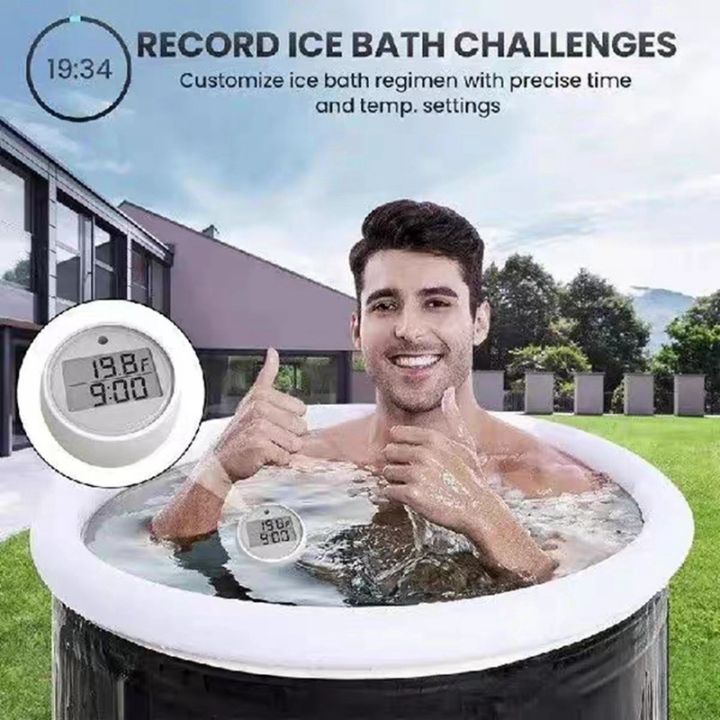 Ice Bath with Timer, Cold Water Immersion Floating 2-in-1 Multi ...