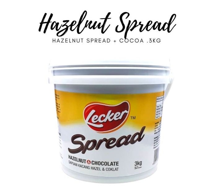 Lecker Hazelnut Spread 3kg | Lazada