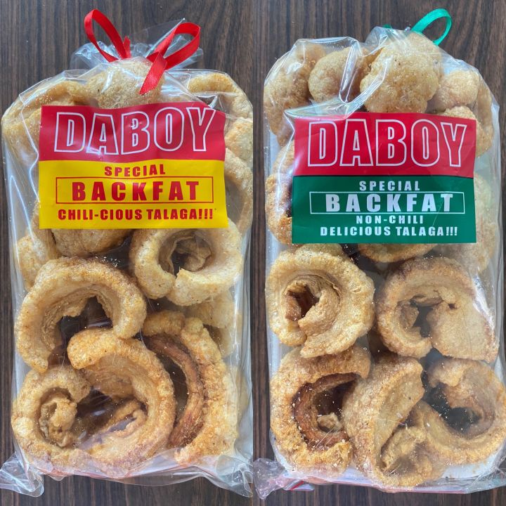 Daboy Special Backfat Chicharon (Chili & Non-Chili) | Lazada PH
