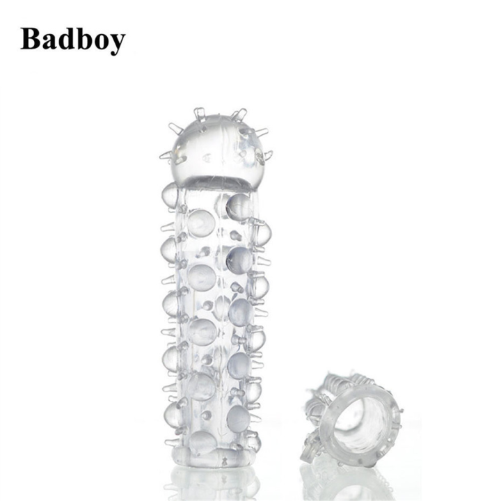 Crystal Big Head Dick G spot Spike Penis Extender for Men soft Silicone ...