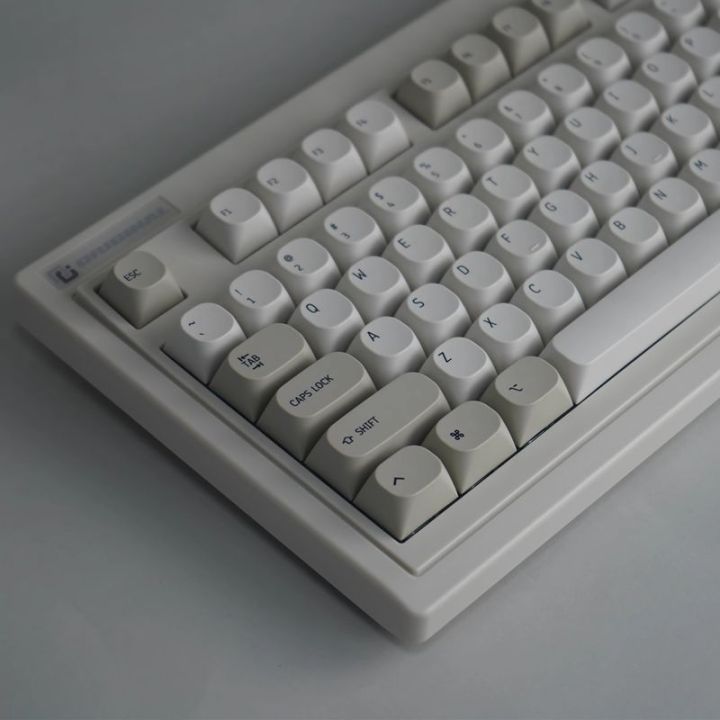 【Keycap Only】Minimalist Retro Grey keycap 130 Keys MA Profile PBT ...