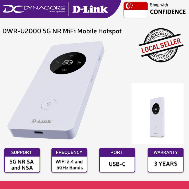 D-LINK DWR-U2000 5G NR MiFi Mobile Hotspot | Lazada Singapore