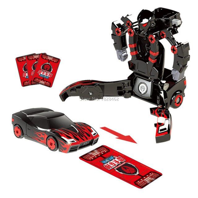 New ABS Turning Mecard Transformation Car Action Figures Amazing Car ...