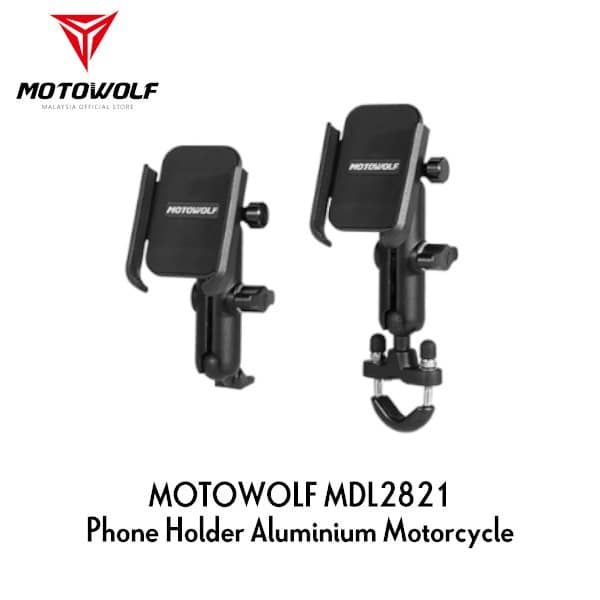 MOTOWOLF Phone Holder Motorcycle Bicycle GPS Handphone Bracket Bike ...