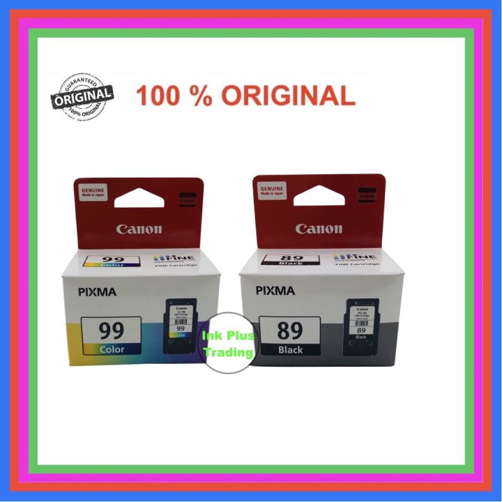 Original Canon Ink Cartridge PG-89 / CL-99 For Canon Pixma E560 and ...