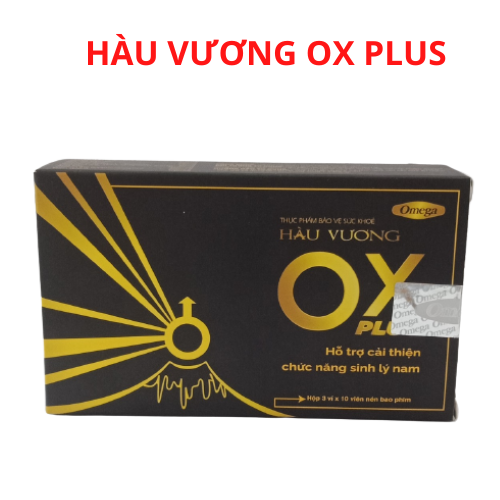 Hàu vương OX plus - với chiết xuất hàu biển, vitamin E, kẽm, hỗ trợ tăng cường sinh lực phái ...