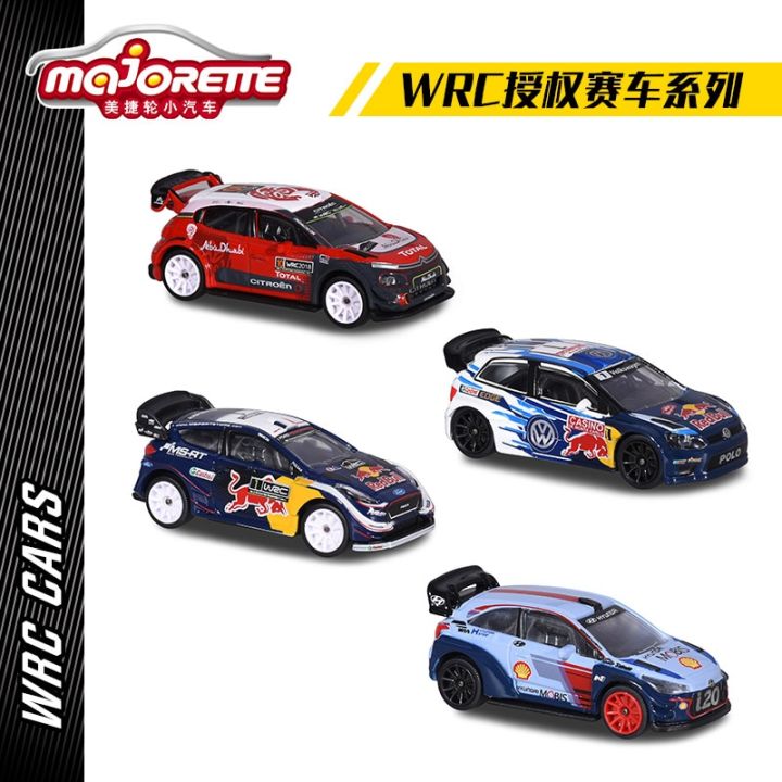 Majorette WRC Cars CITROEN C3/FORD FIESTA/HYUNDAI I20/POLO R 1/64 Die ...