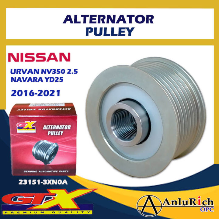 ALTERNATOR PULLEY NISSAN URVAN NV350/ NAVARA YD25 2016-2021 GTC PN: 23151-3XN0A | Lazada PH