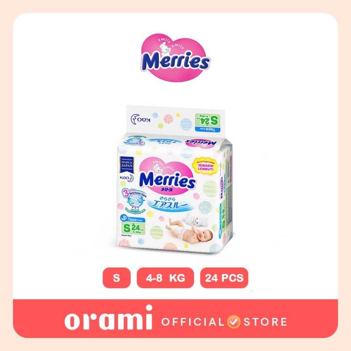 Merries Premium Popok Bayi Perekat S 24 | Lazada Indonesia
