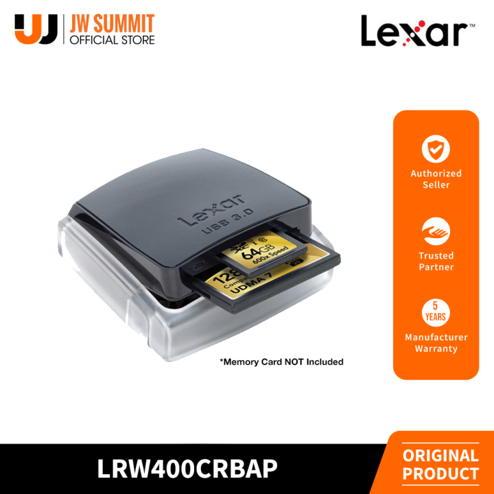 Lexar Professional UDMA 7 USB 3.0 Dual-Slot Memory Card Reader ...
