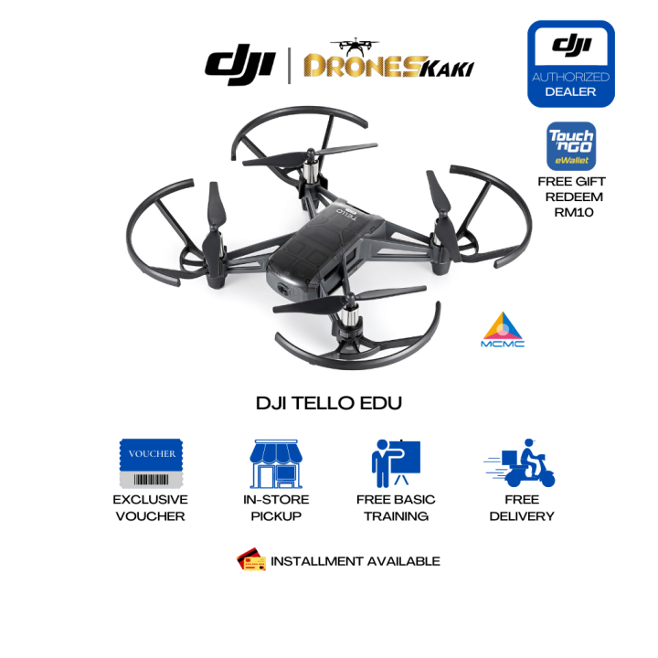 DJI Tello Edu - Mini Educational Drone HD Camera and VR | Lazada